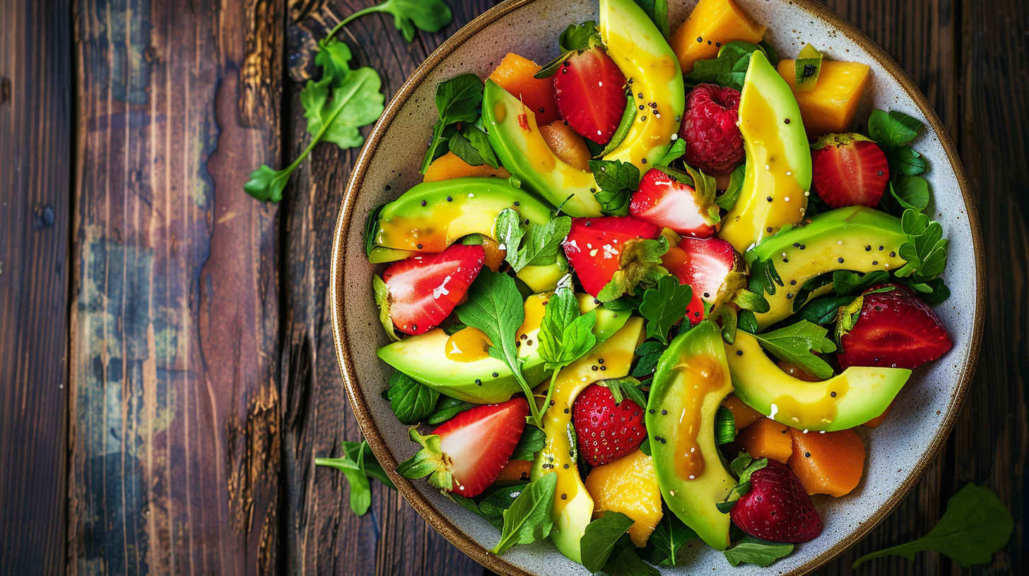 Tropical Passion Fruit Vinaigrette Salad – Jungle Powders