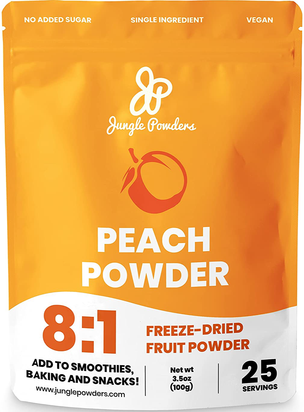 Freeze-dried Peach Powder – Jungle Powders