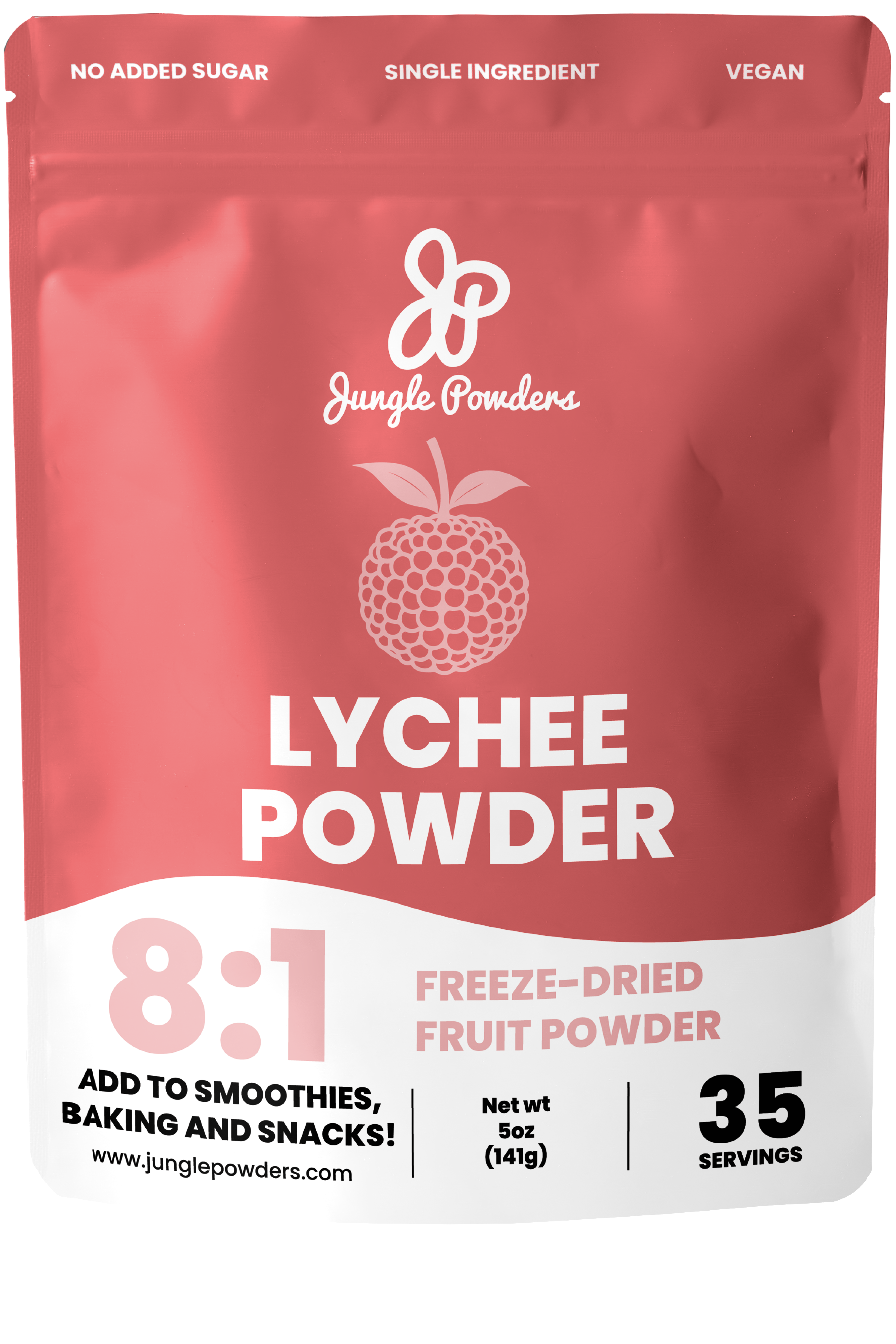 Lychee Fruit Powder Freeze-dried 5 Ounce Bag – Jungle Powders
